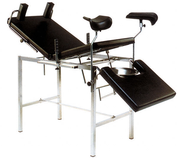 Table d'accouchement en acier inoxydable/Sofamed